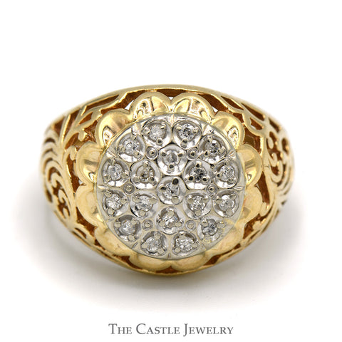 Kentucky Cluster Rings | The Castle Jewelry