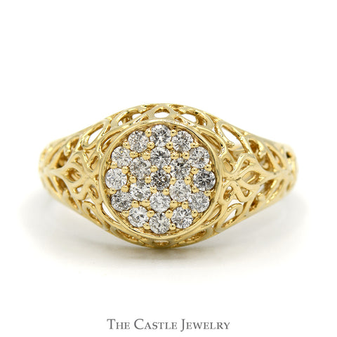 Kentucky Cluster Rings | The Castle Jewelry