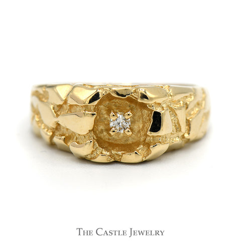 Gold Nugget Style Rings – The Castle Jewelry