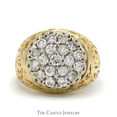 Kentucky Cluster Rings | The Castle Jewelry