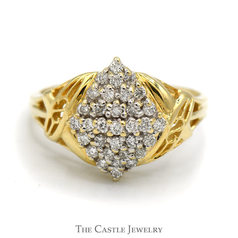 Diamond Cluster Rings – The Castle Jewelry