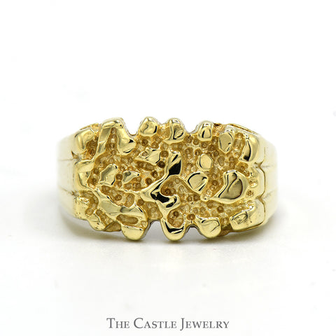 Gold Nugget Style Rings – The Castle Jewelry