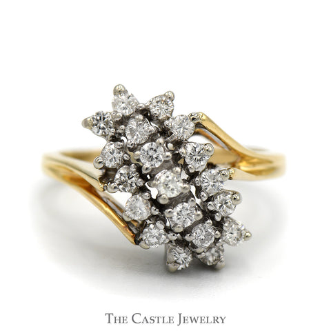 Waterfall Cluster Rings – The Castle Jewelry