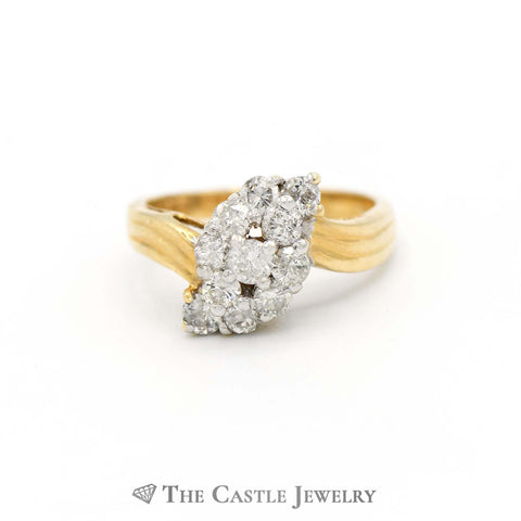 Waterfall Cluster Rings – The Castle Jewelry