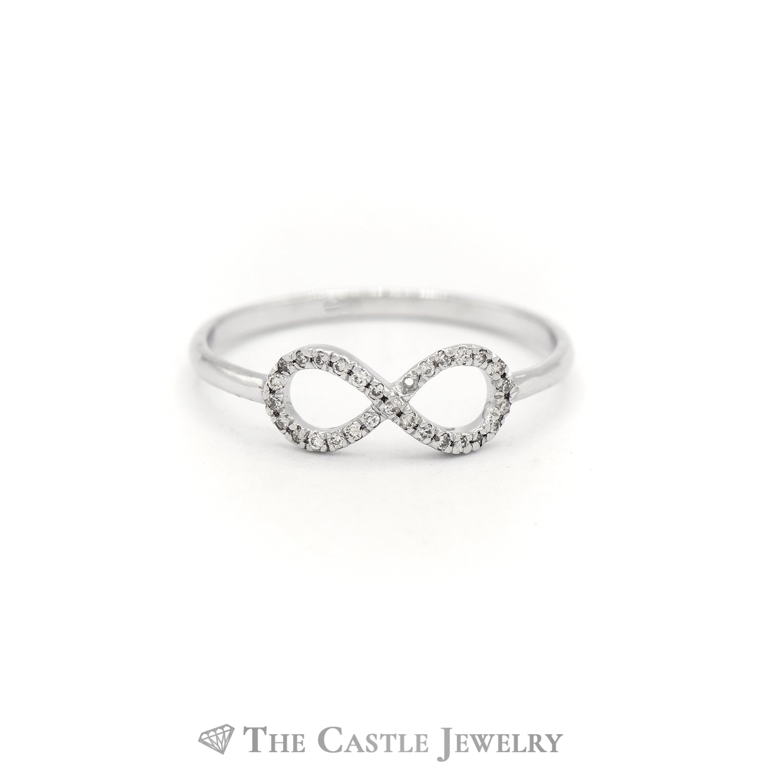 Infinity Loop Diamond Ring in 10KT – The Castle Jewelry
