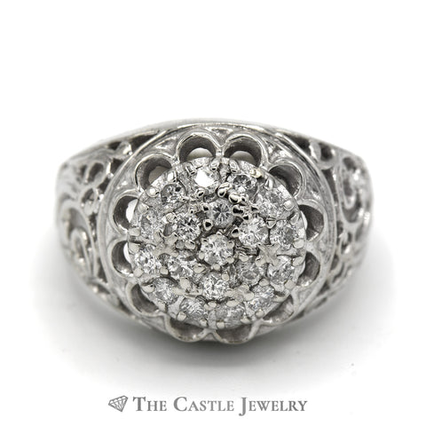 Kentucky Cluster Rings | The Castle Jewelry